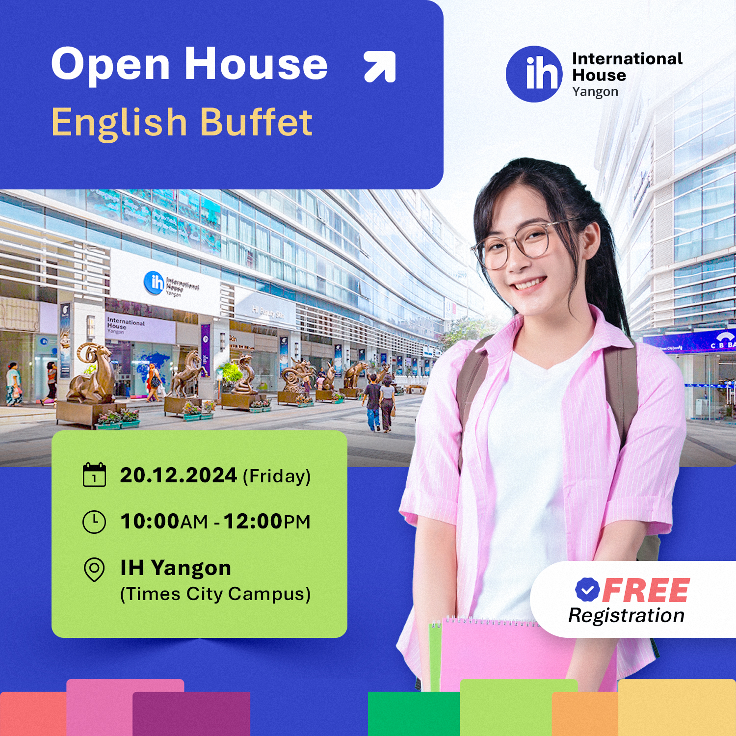 Open House English Buffet - International House Yangon | Mandalay